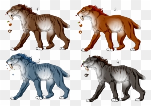 Saber-tooth Cat/tiger Adopt Batch 1 [closed] By Randomeadoptabels ...